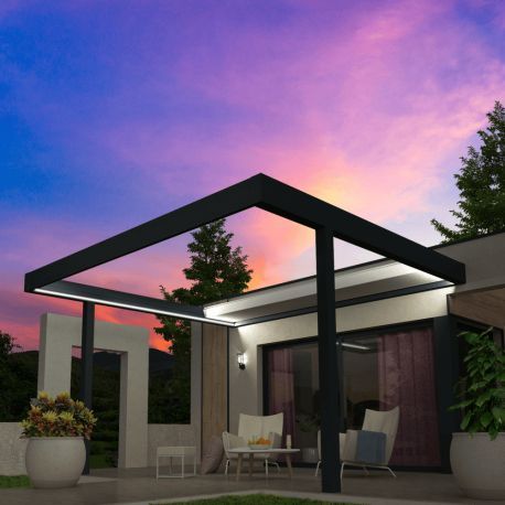 Pérgola bioclimática retráctil Prestige - Alsol