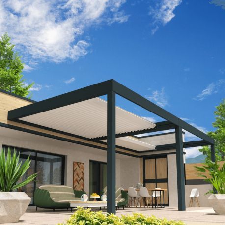 Pérgola bioclimática retráctil Prestige - Alsol