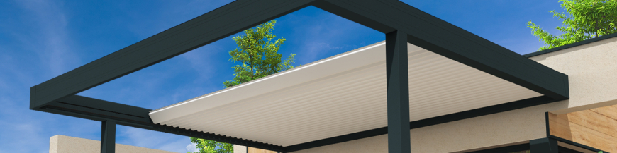 Pérgola bioclimática retráctil - Alsol